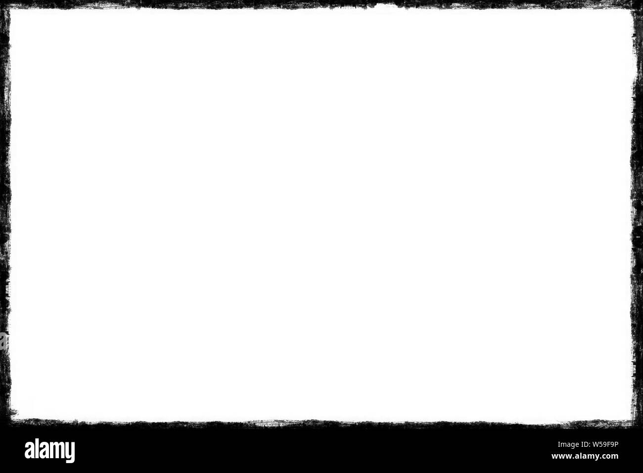 Grunge frame. Torn edges frame. Vintage frame. Old frame. Damaged frame ...