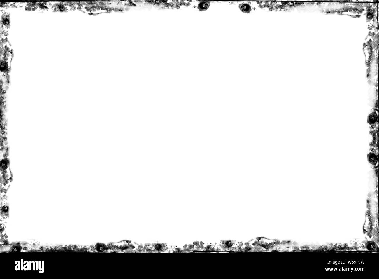 Grunge frame. Torn edges frame. Vintage frame. Old frame. Damaged frame ...