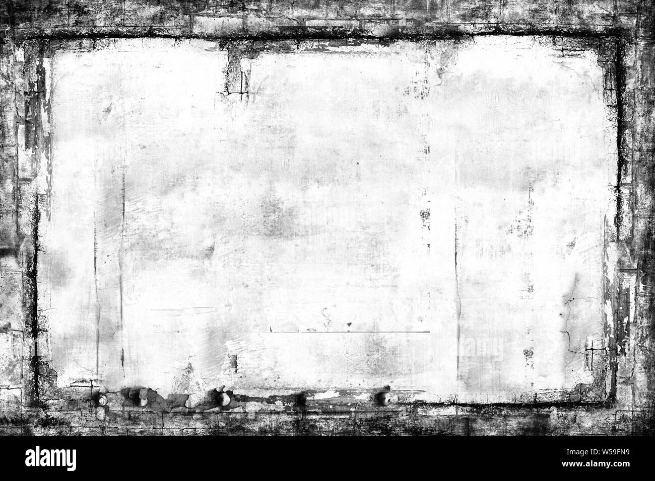 Grunge frame. Torn edges frame. Vintage frame. Old frame. Damaged frame ...