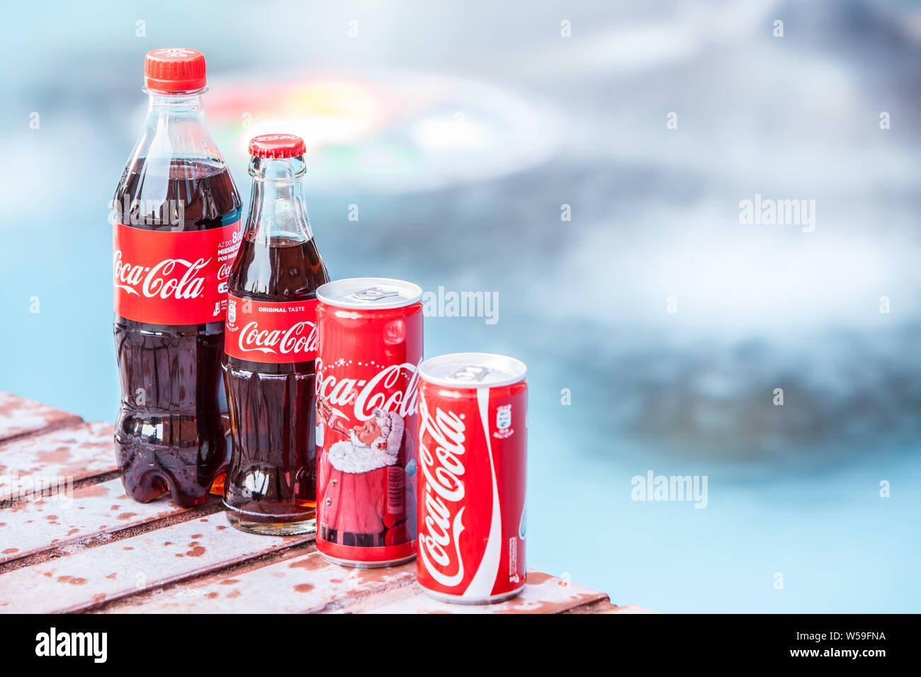 Classic Coca Cola bottle, Coca-Cola Company is the most popular market ...