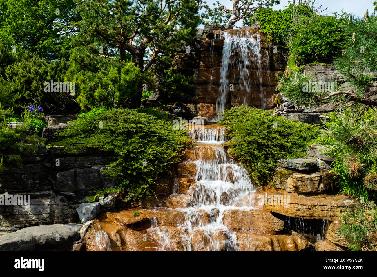 Beautiful landscape of the park Stock Photo - Alamy