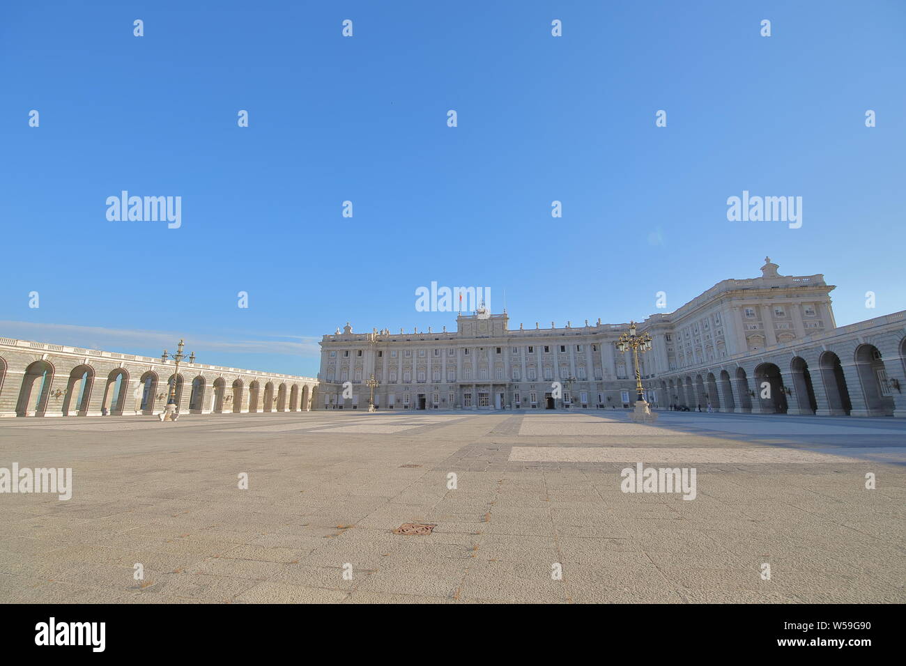 Royal palace building Madrid Spain Stock Photo - Alamy