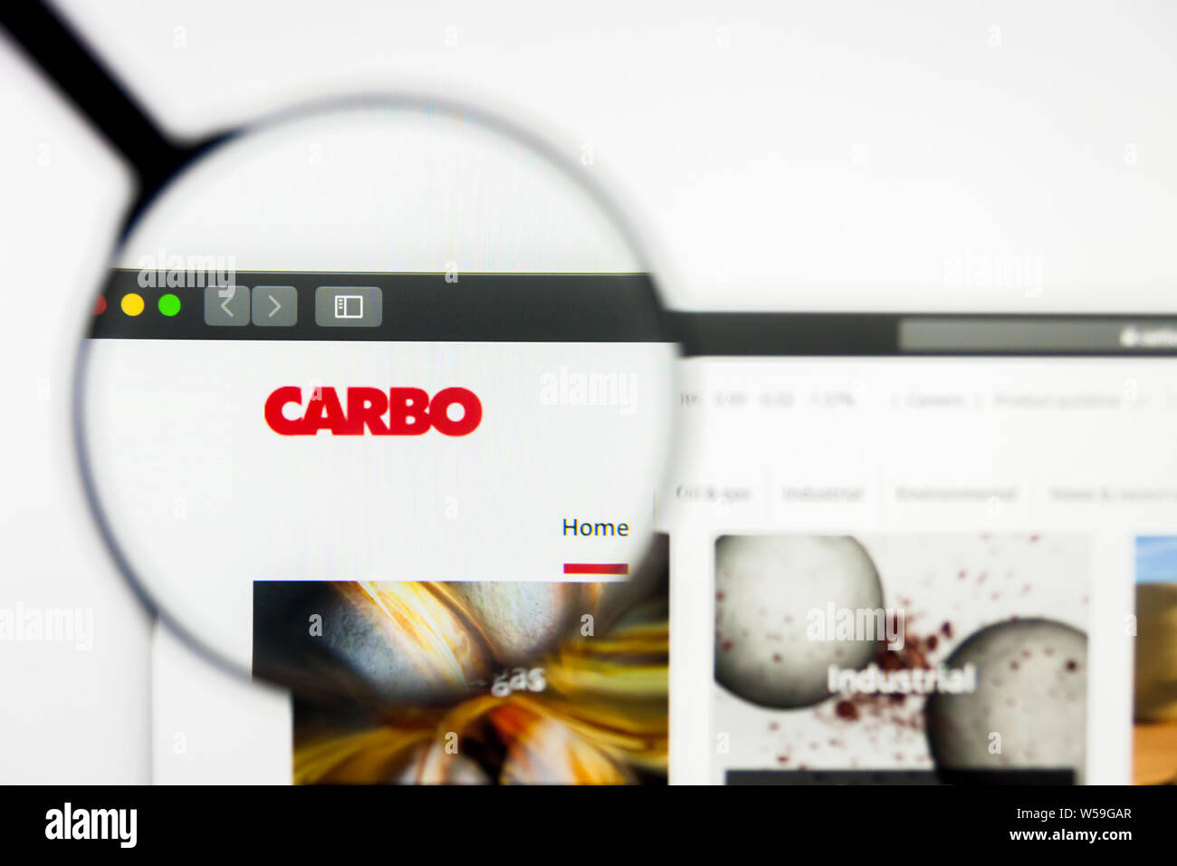 Richmond, Virginia, USA - 26 July 2019: Illustrative Editorial of Carbo ...