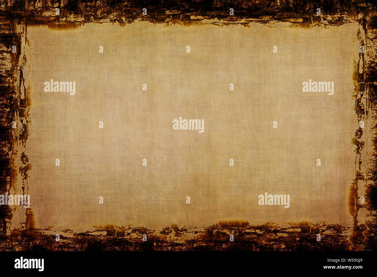 Grunge frame. Torn edges frame. Vintage frame. Old frame. Damaged frame ...