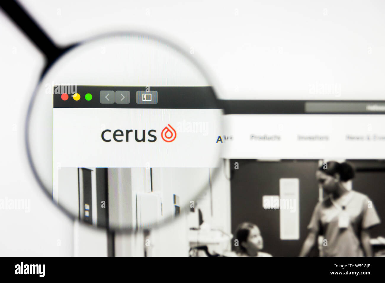 Richmond, Virginia, USA - 26 July 2019: Illustrative Editorial of Cerus ...