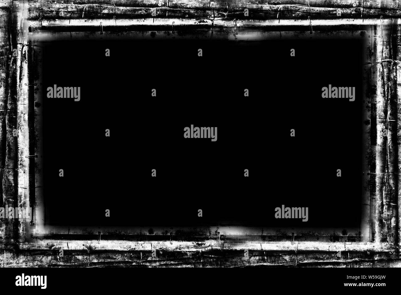 Grunge frame. Torn edges frame. Vintage frame. Old frame. Damaged frame ...