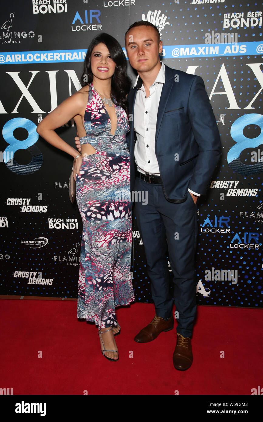 Sydney, Australia. 26th July 2019. Maxim 8th birthday party at Flamingo ...