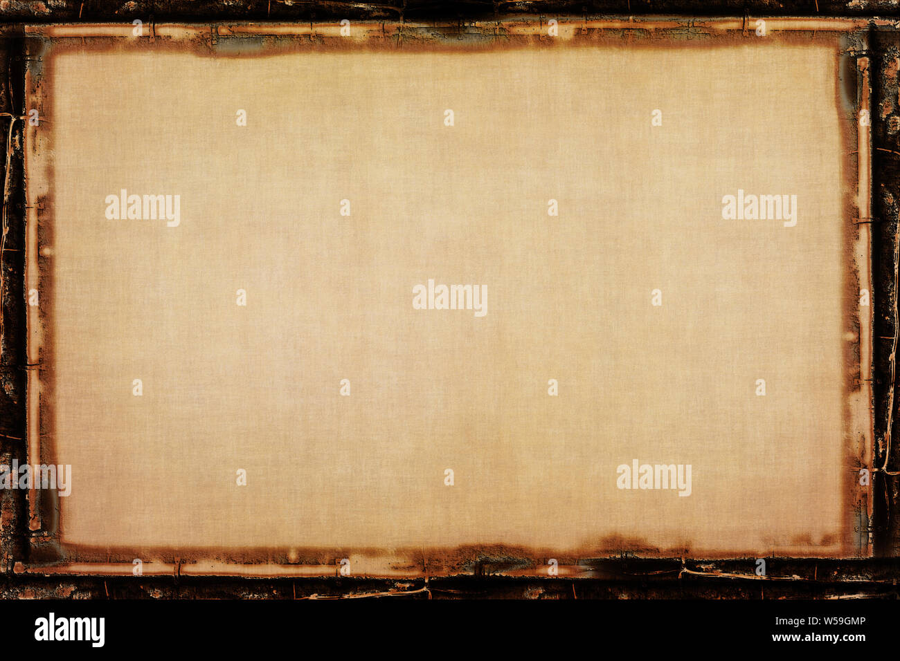 Grunge frame. Torn edges frame. Vintage frame. Old frame. Damaged frame ...