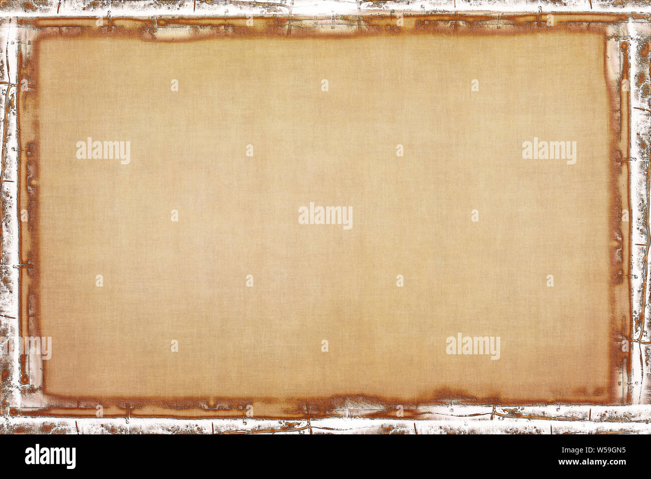 Grunge frame. Torn edges frame. Vintage frame. Old frame. Damaged frame ...