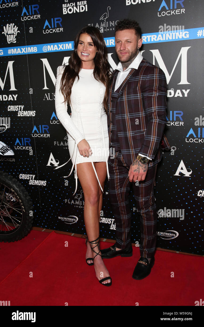 Sydney, Australia. 26th July 2019. Maxim 8th birthday party at Flamingo ...