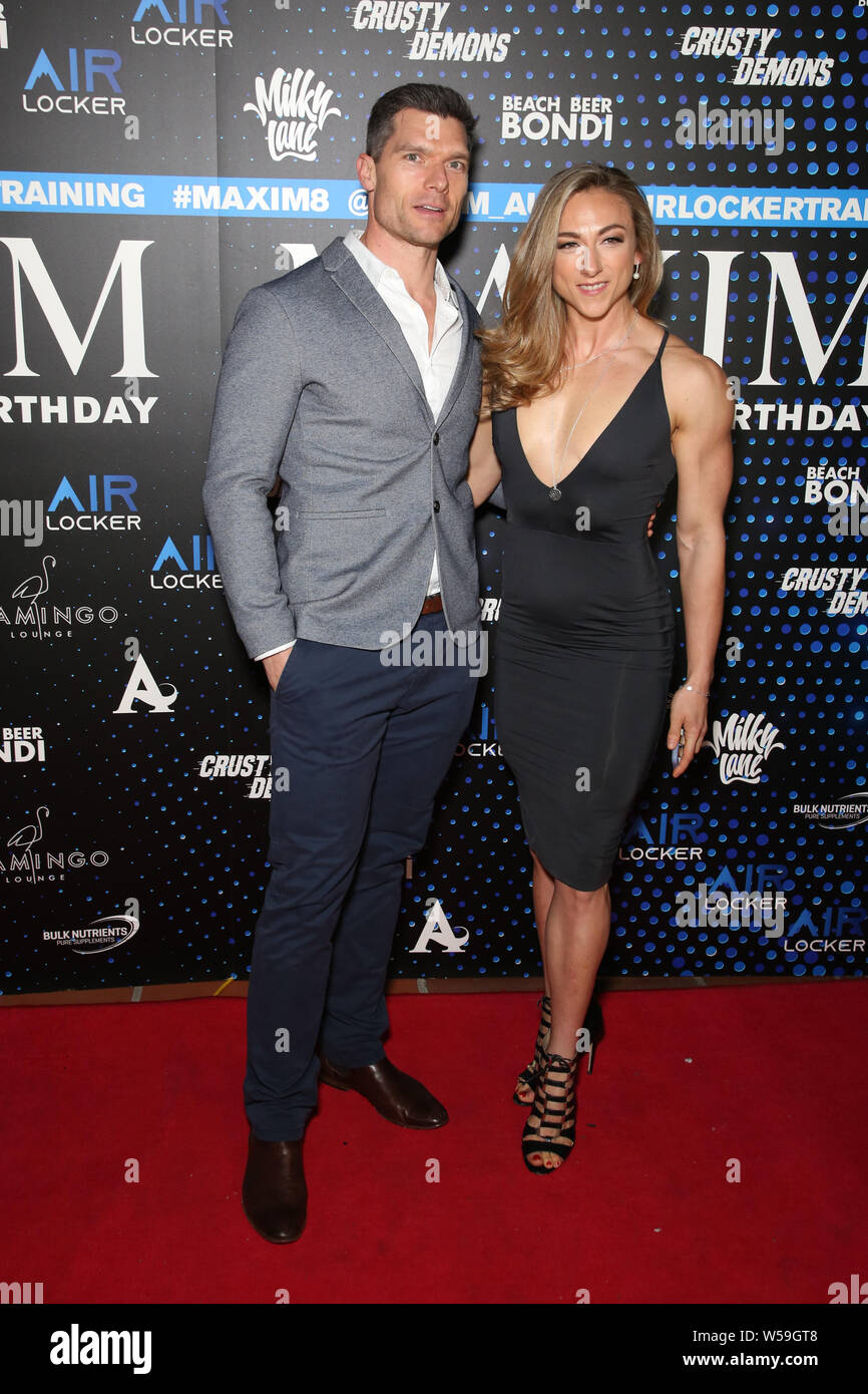 Sydney, Australia. 26th July 2019. Maxim 8th birthday party at Flamingo ...