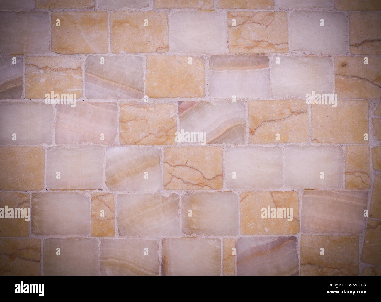 light orange marble mosaic texture with vignette. background ...