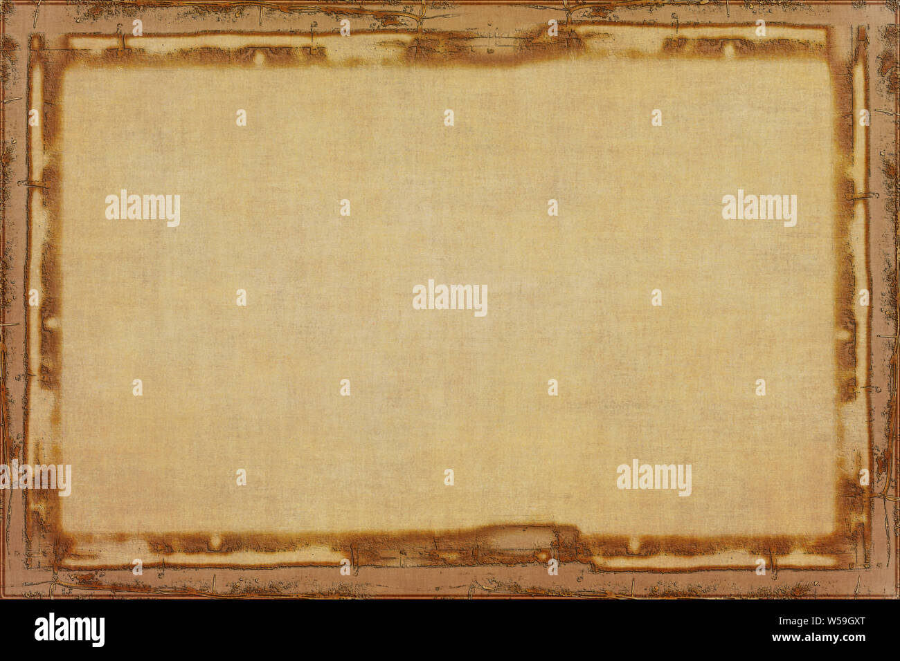 Grunge frame. Torn edges frame. Vintage frame. Old frame. Damaged frame ...