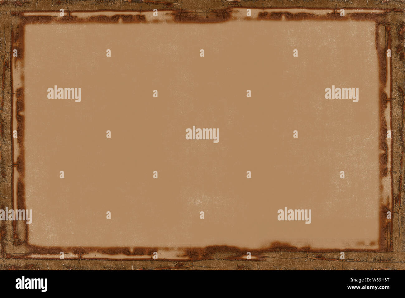 Grunge frame. Torn edges frame. Vintage frame. Old frame. Damaged frame ...