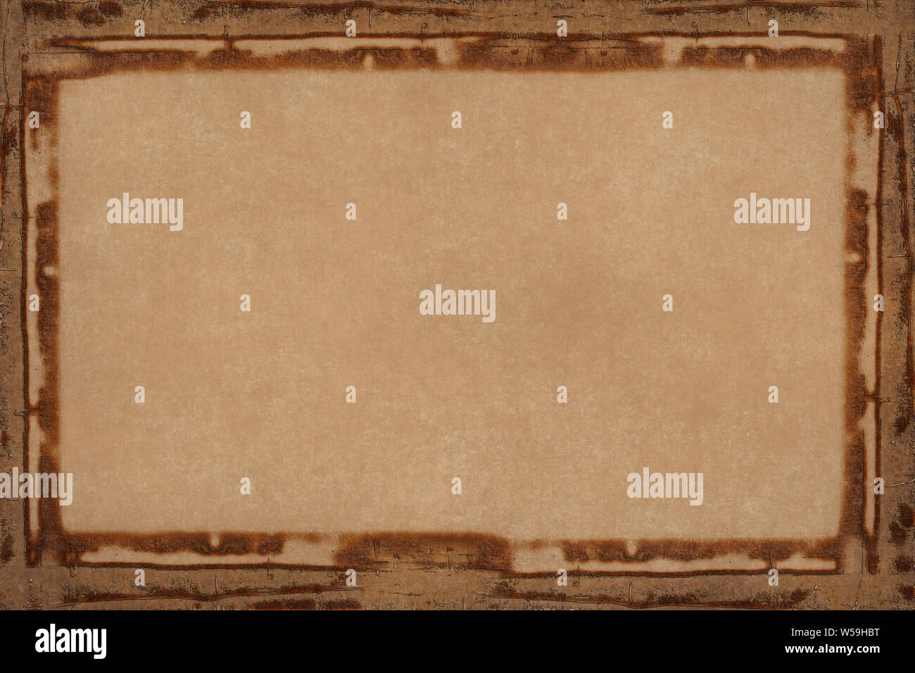 Grunge frame. Torn edges frame. Vintage frame. Old frame. Damaged frame ...