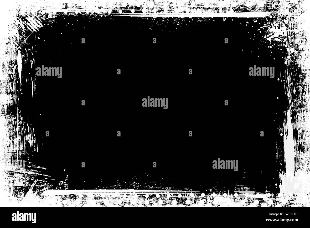 Grunge frame. Torn edges frame. Vintage frame. Old frame. Damaged frame ...