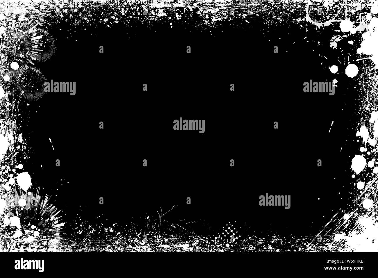 Grunge frame. Torn edges frame. Vintage frame. Old frame. Damaged frame ...