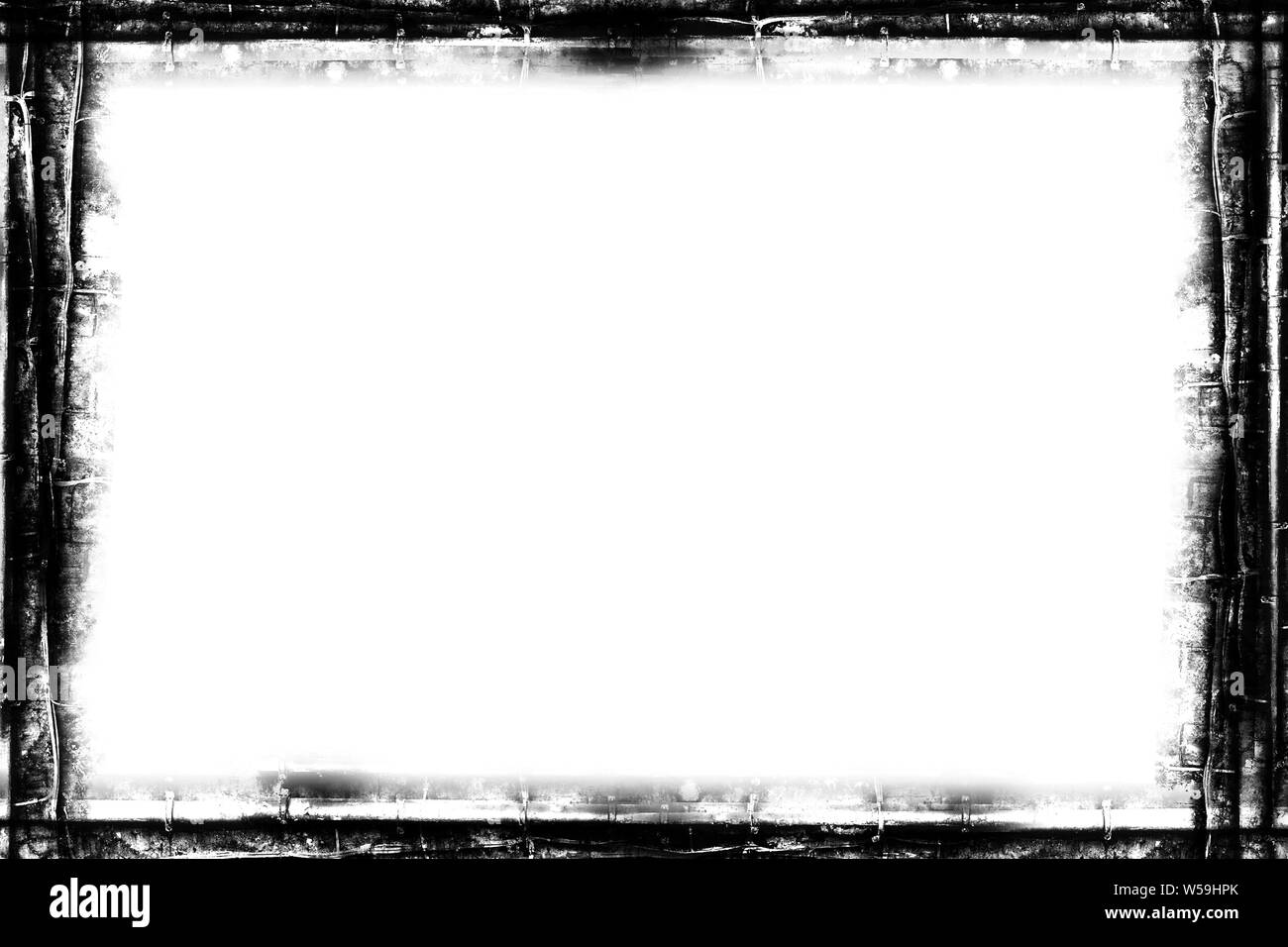 Grunge frame. Torn edges frame. Vintage frame. Old frame. Damaged frame ...