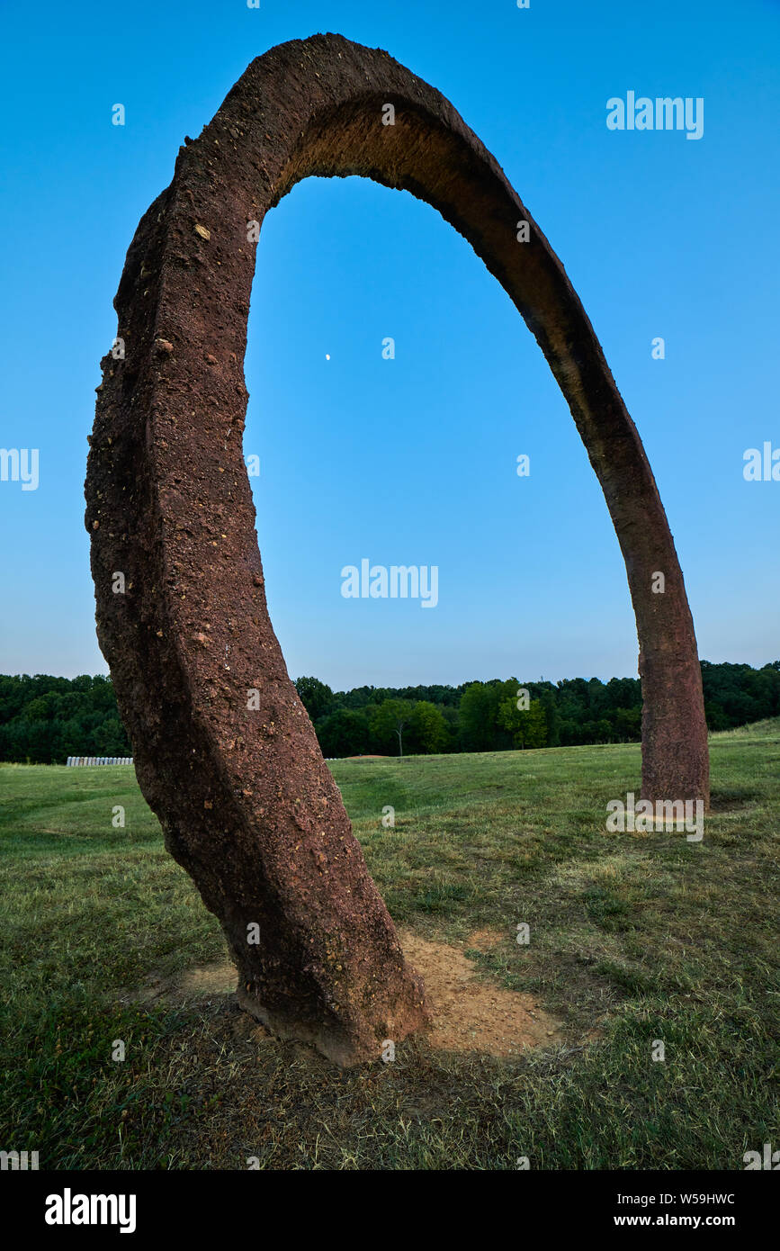 Thomas Sayre's 'Gyre' sculpture at the North Carolina Museum of Art`s ...