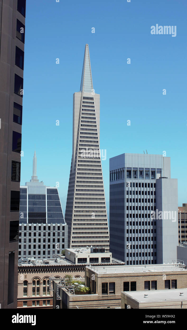 The Transamerica Pyramid in San Francisco, California U.S.A Stock Photo ...