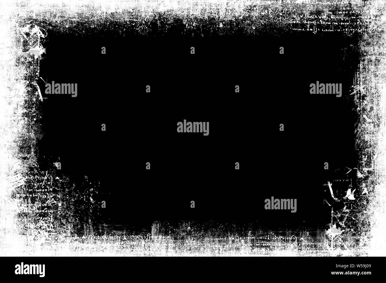 Grunge frame. Torn edges frame. Vintage frame. Old frame. Damaged frame ...