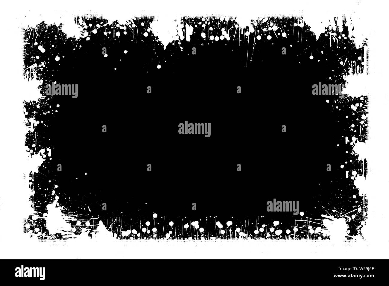 Grunge frame. Torn edges frame. Vintage frame. Old frame. Damaged frame ...