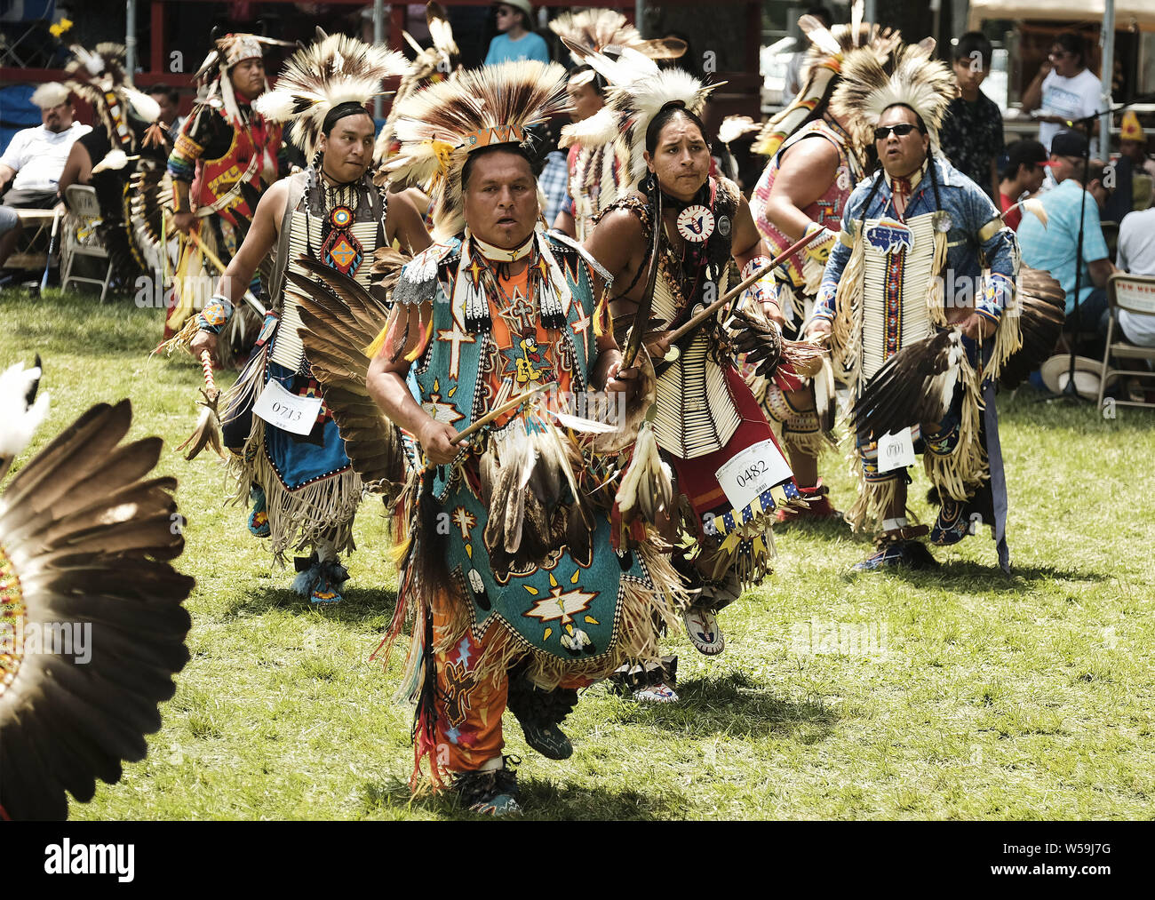 Winnebago, Nebraska, USA. 26th July, 2019. Various Native American ...