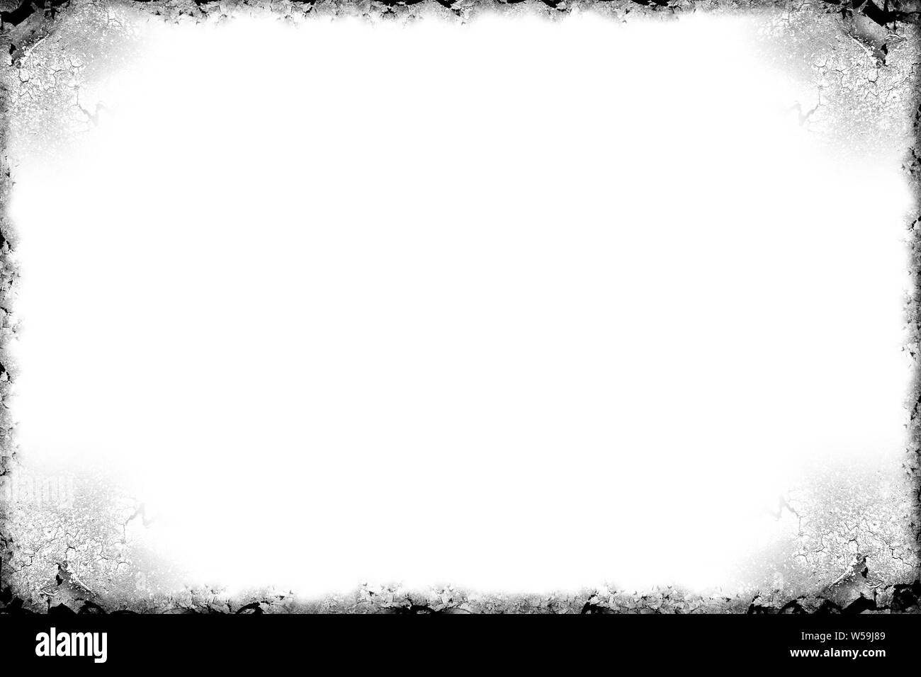 Grunge frame. Torn edges frame. Vintage frame. Old frame. Damaged frame ...