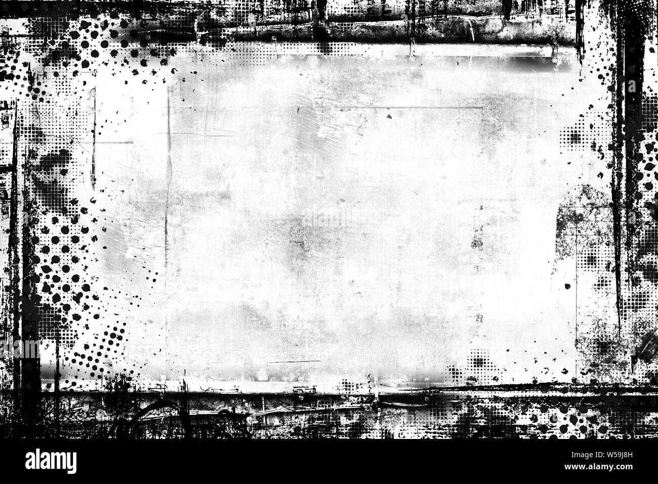 Grunge frame. Torn edges frame. Vintage frame. Old frame. Damaged frame ...