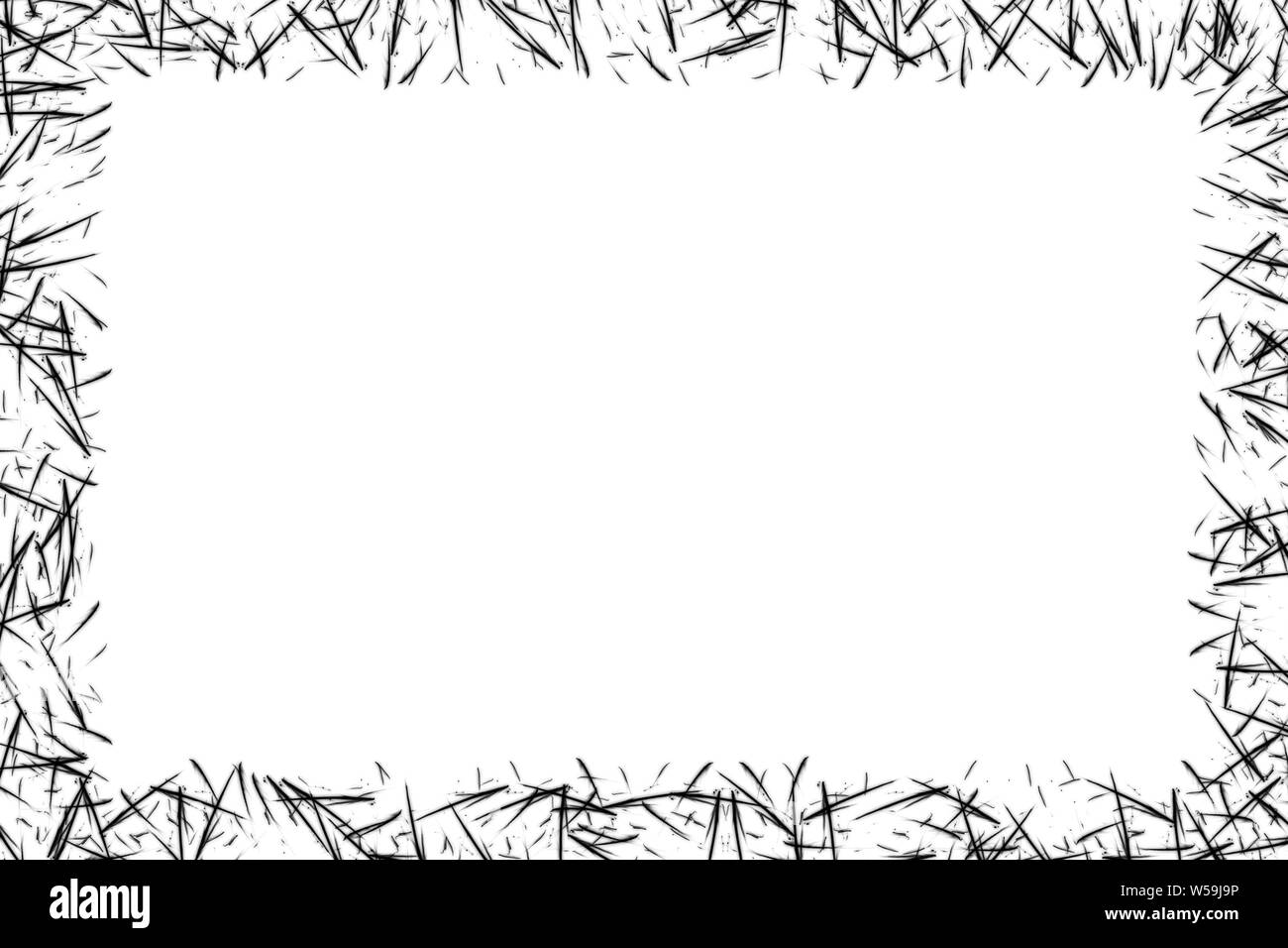 Grunge frame. Torn edges frame. Vintage frame. Old frame. Damaged frame ...