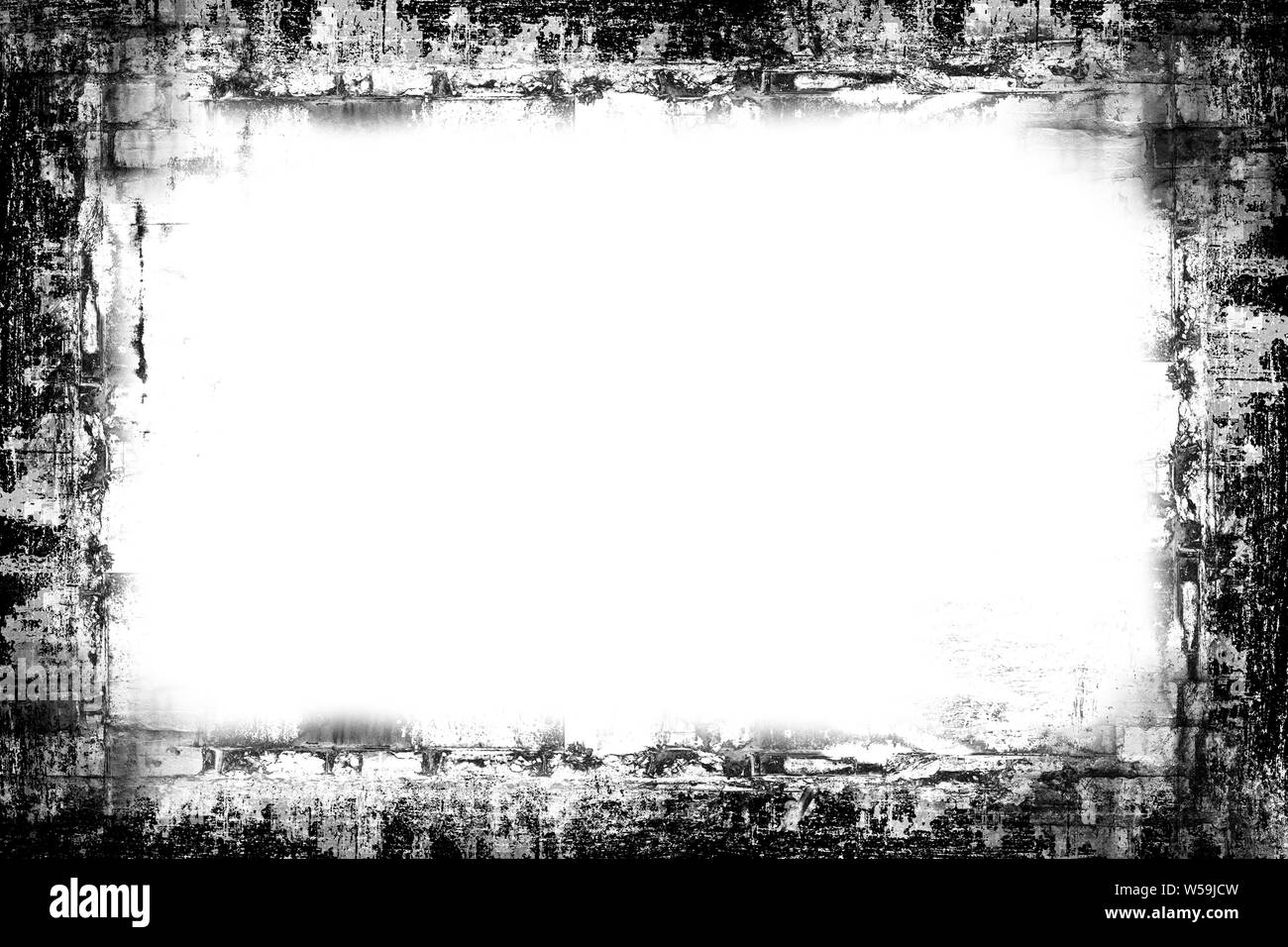 Grunge frame. Torn edges frame. Vintage frame. Old frame. Damaged frame ...