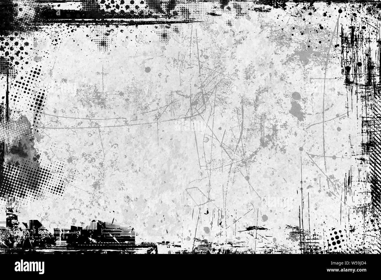 Grunge frame. Torn edges frame. Vintage frame. Old frame. Damaged frame ...