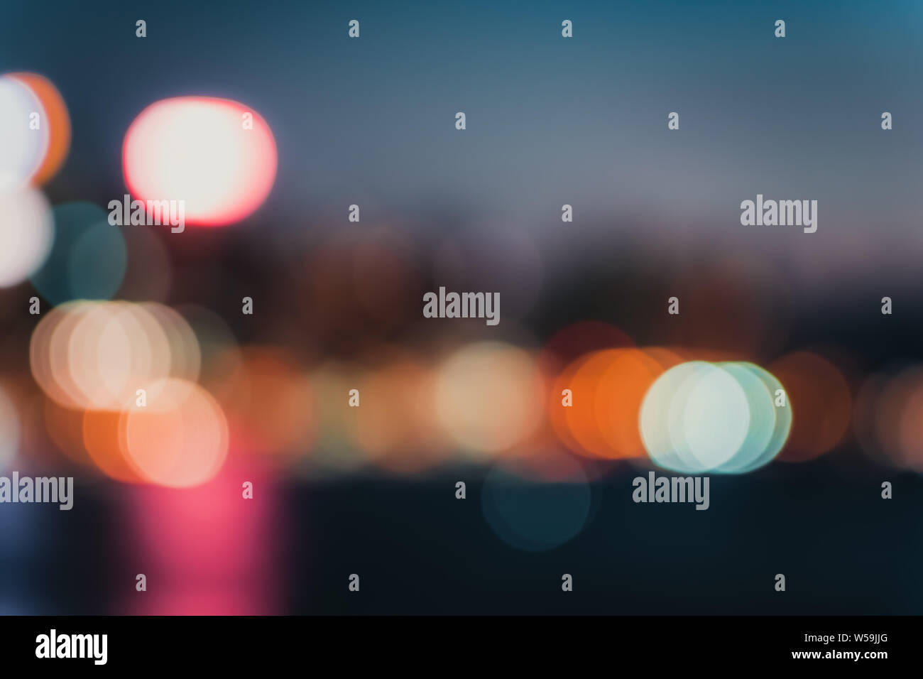Blurred cityscape view, abstract light background Stock Photo - Alamy