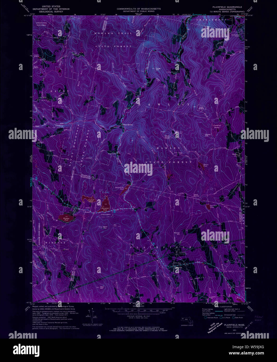 Map of plainfield hi-res stock photography and images - Alamy