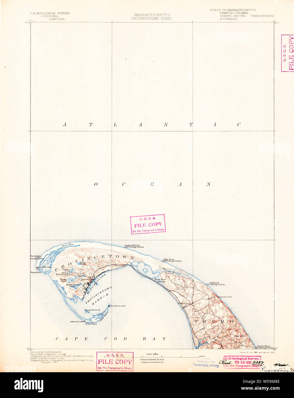Map of provincetown hi-res stock photography and images - Alamy
