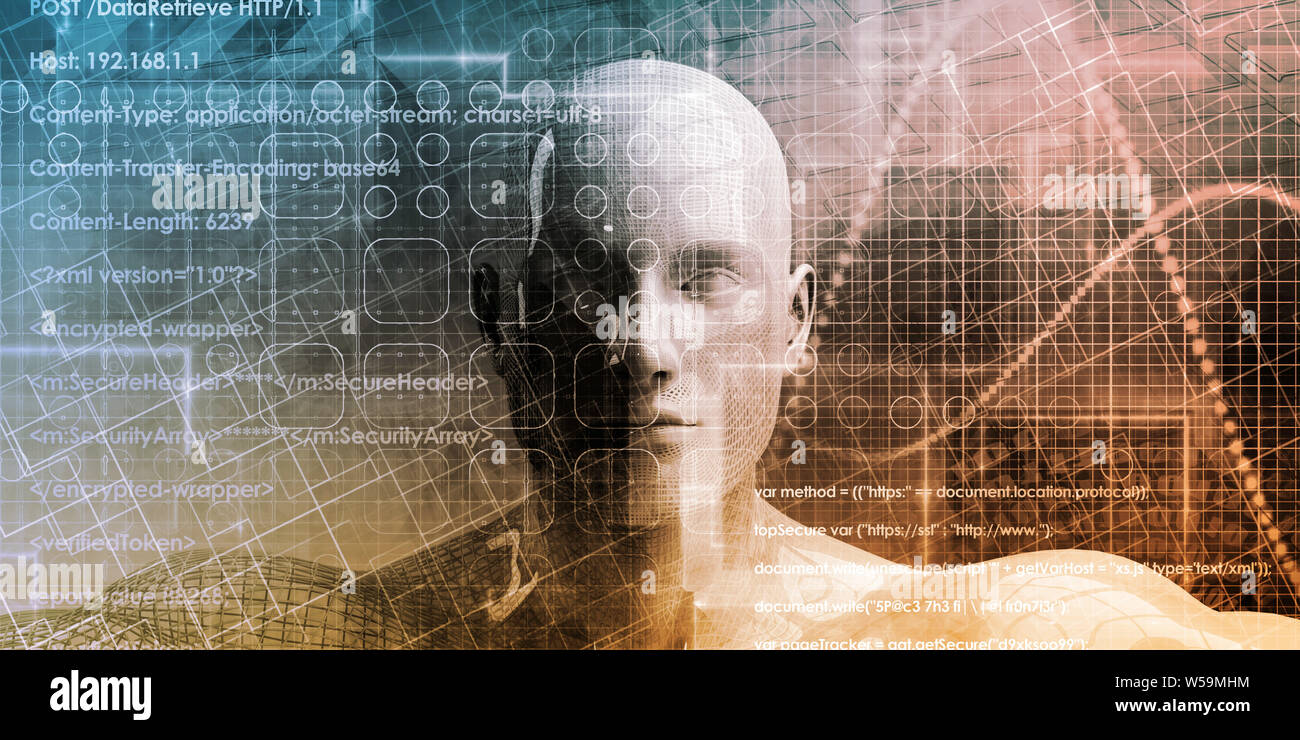 Digital Transformation Concept for Business Industry Art Stock Photo ...