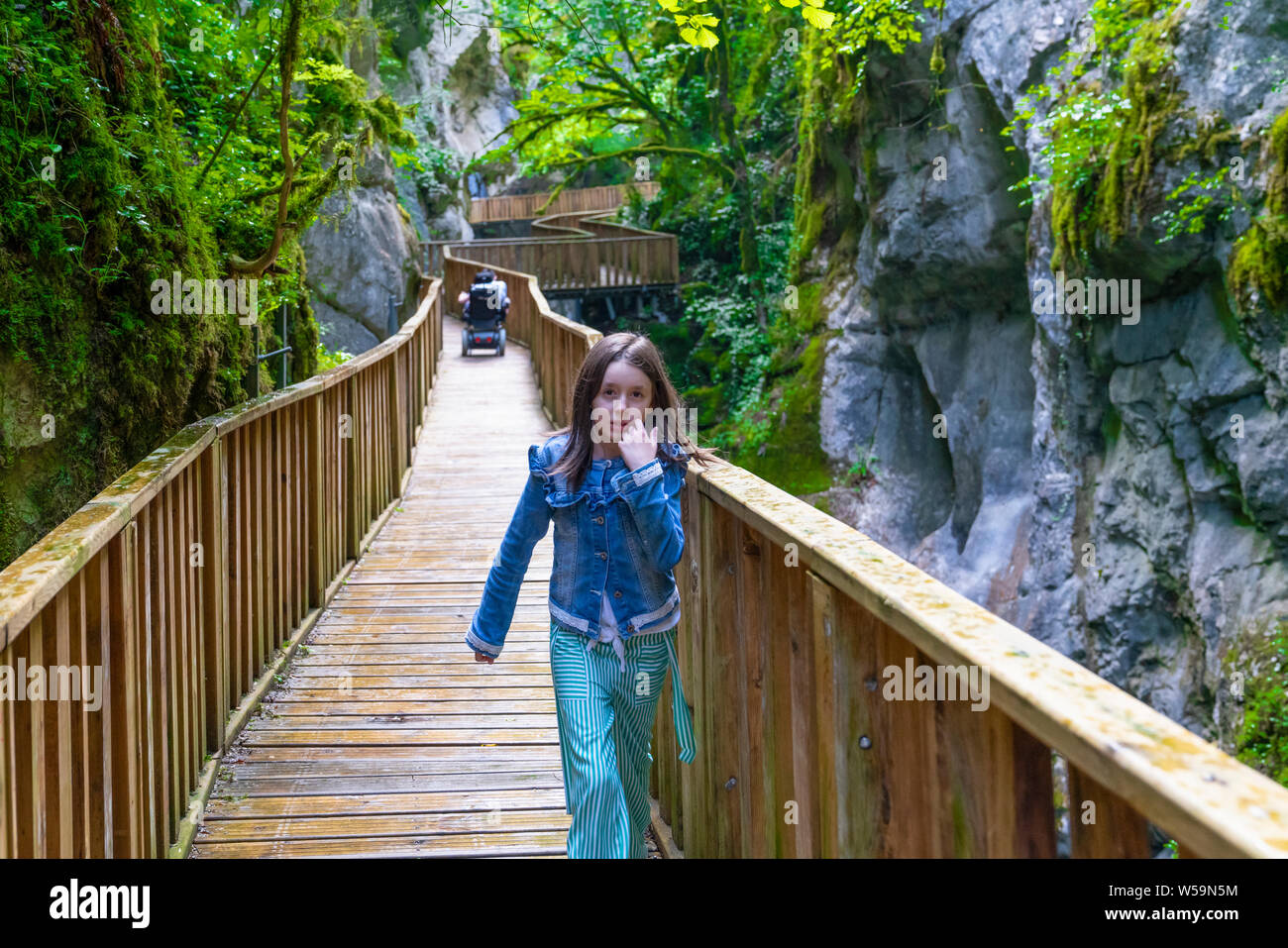 Kastamonu/Turkey-June 30 2019: People walking path to and enjoy Horma ...
