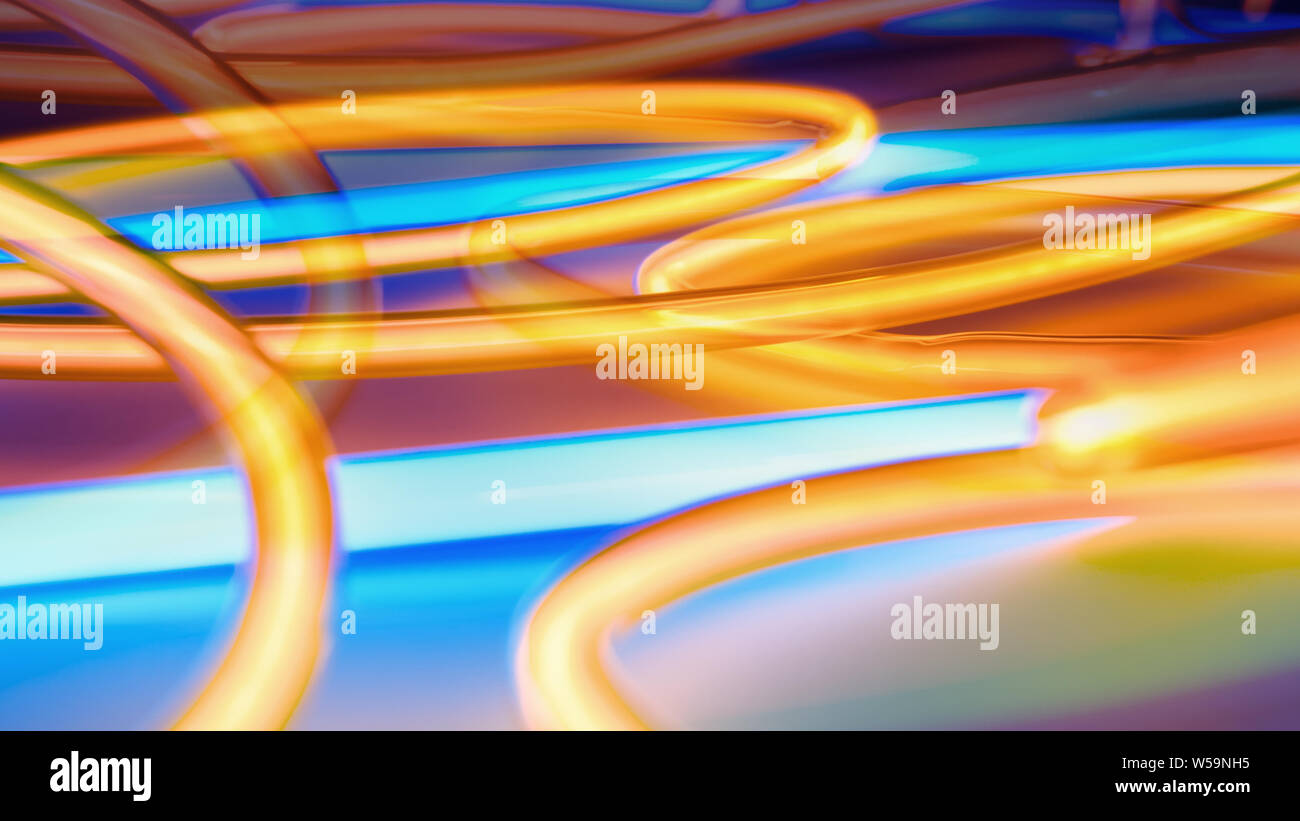 Glowing retro neons light, nightlife concept Stock Photo - Alamy