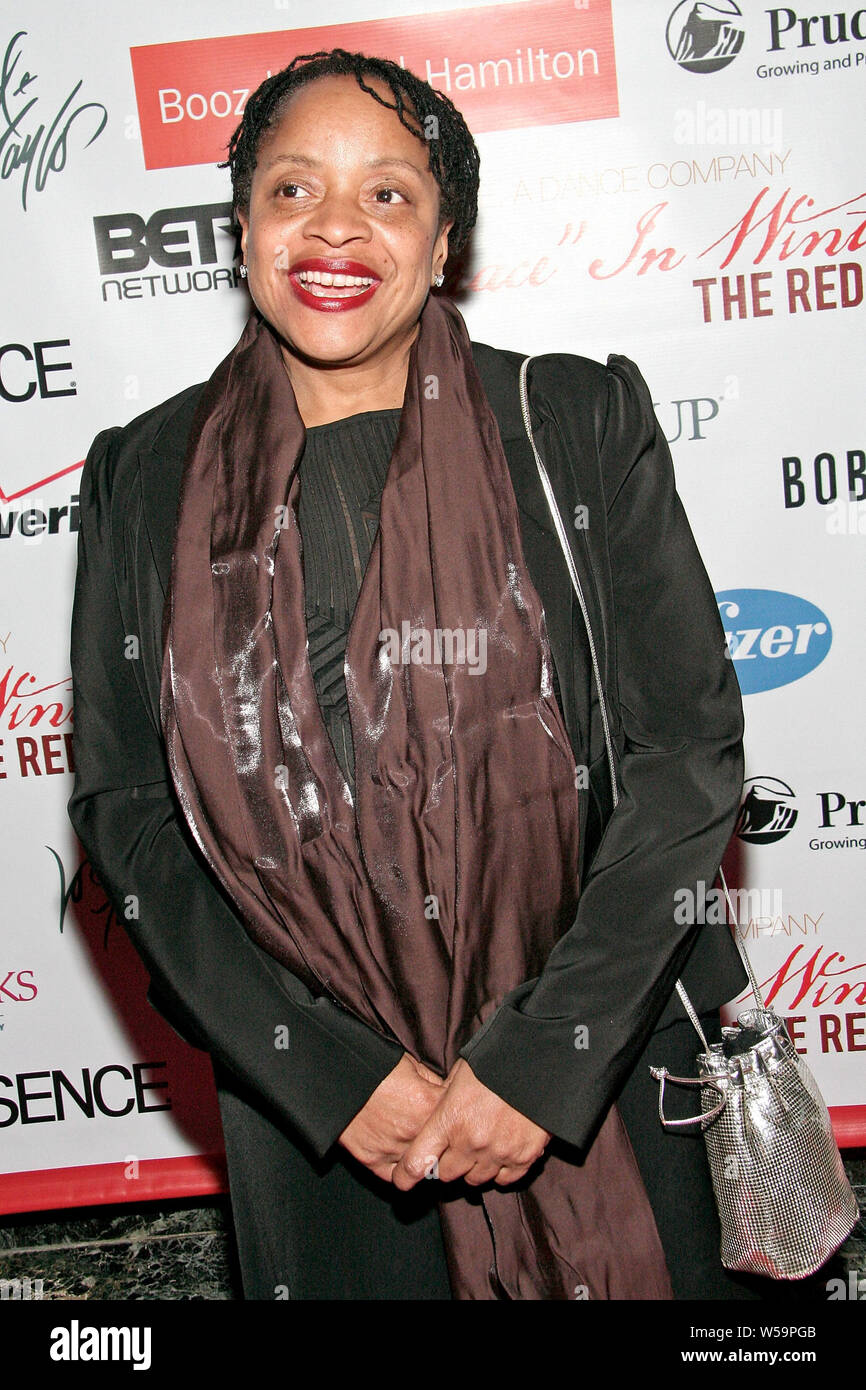 New York, USA. 11 February, 2008. Dawn Gibson-Brehon at the Red Ball ...