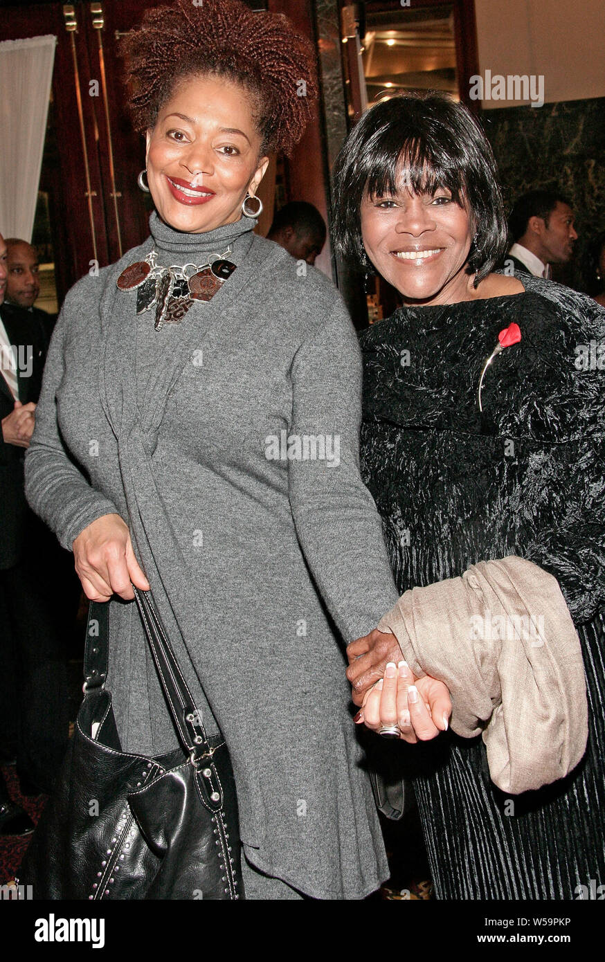 New York, USA. 11 February, 2008. Terry McMillan, Cicely Tyson at the ...