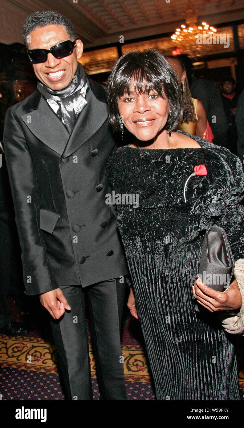 New York, USA. 11 February, 2008. B Michael, Cicely Tyson at the Red ...