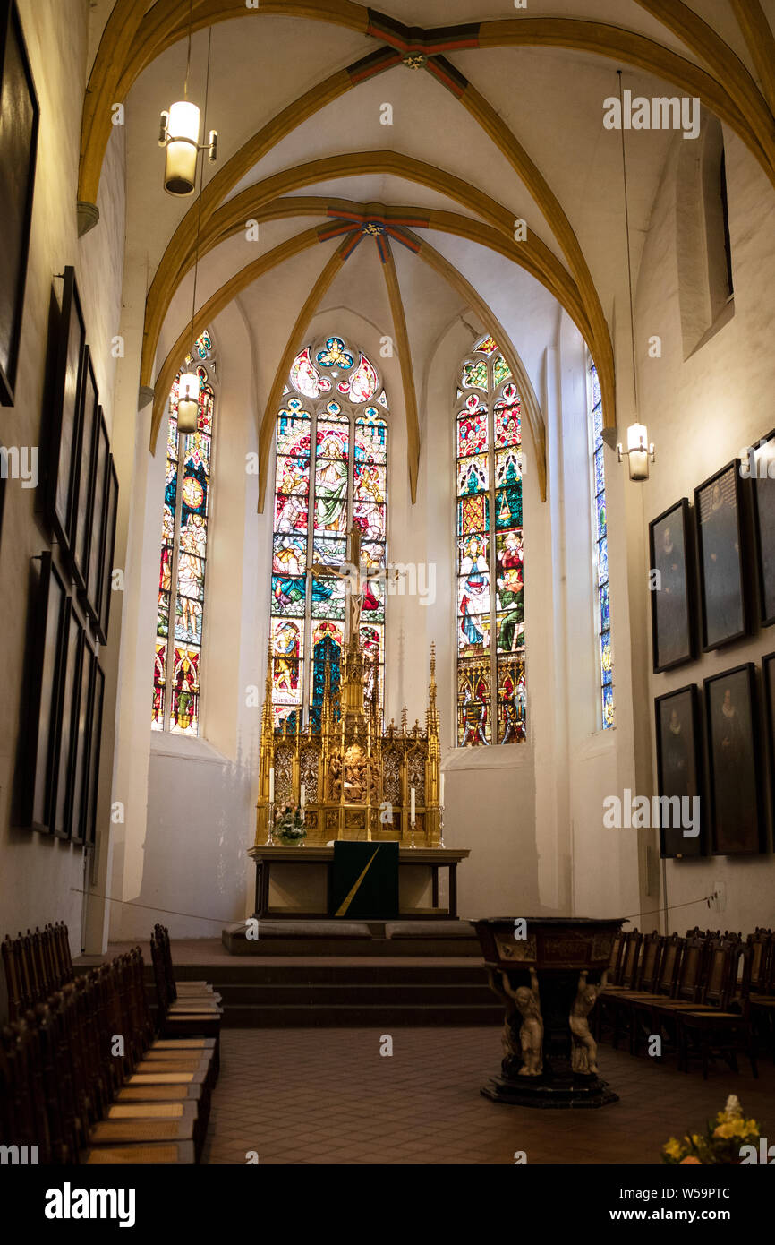 The Thomaskirche (St Thomas Church) in Leipzig, Germany, a Gothic ...