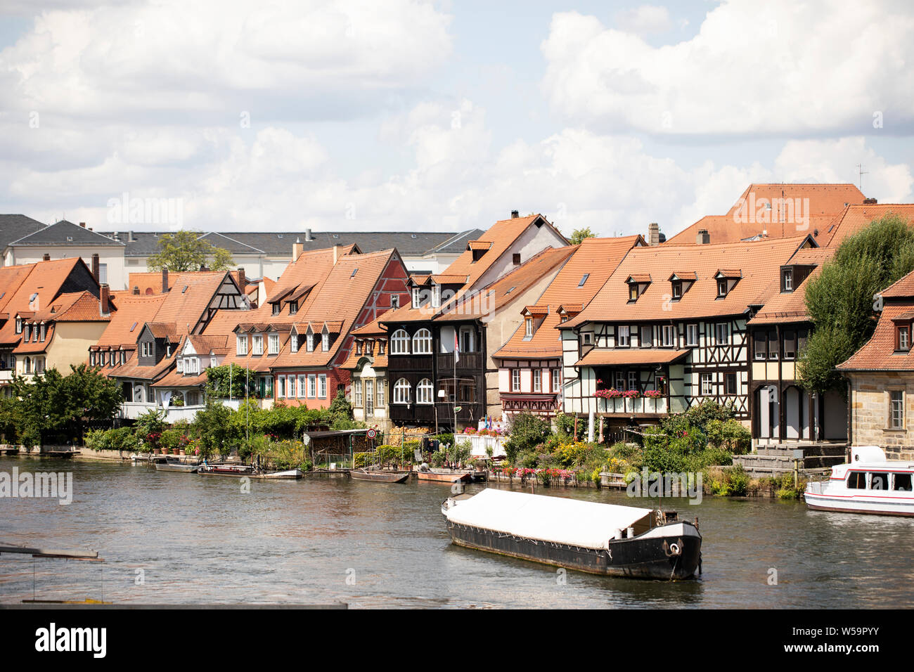 Bamberg river boat hi-res stock photography and images - Alamy