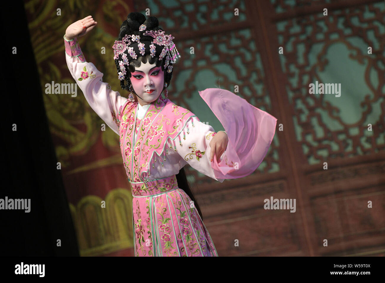 Singapore. 26th July, 2019. A Cantonese opera performance is staged by the Sing Fei Cantonese ...