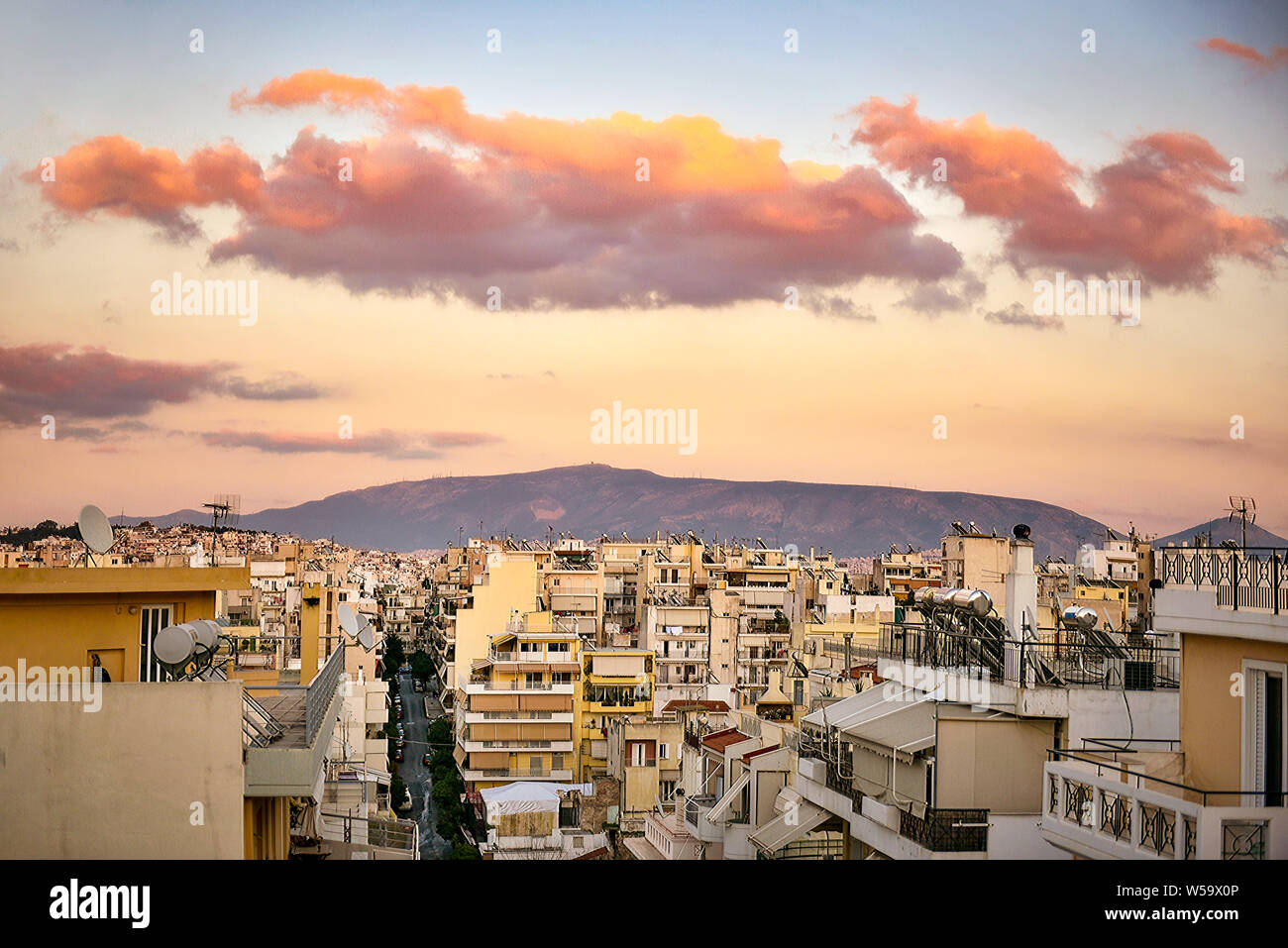 Aerial view cityscape piraeus greece hi-res stock photography and ...