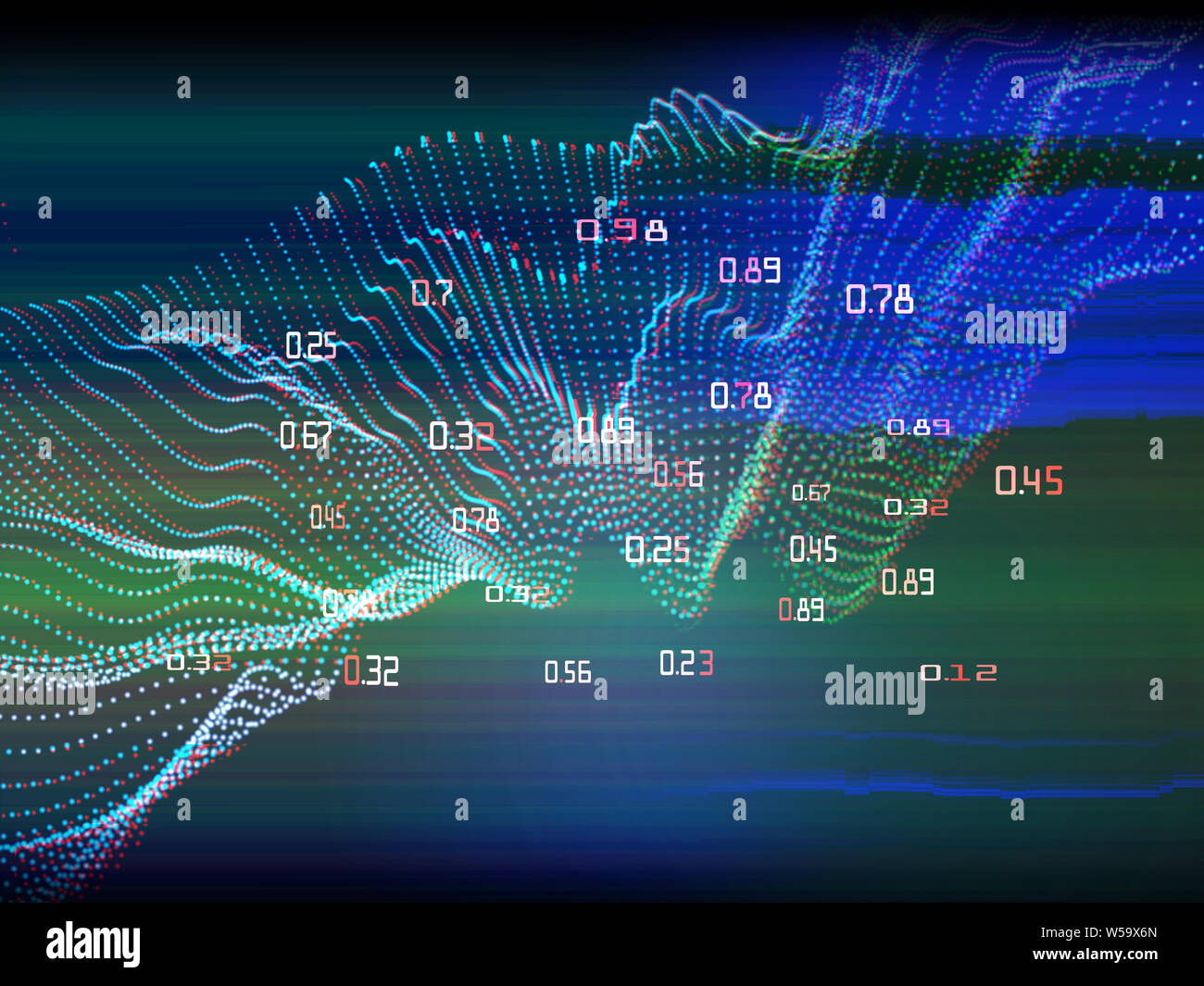 Abstract analysis color infographic background. Big data concept Stock ...