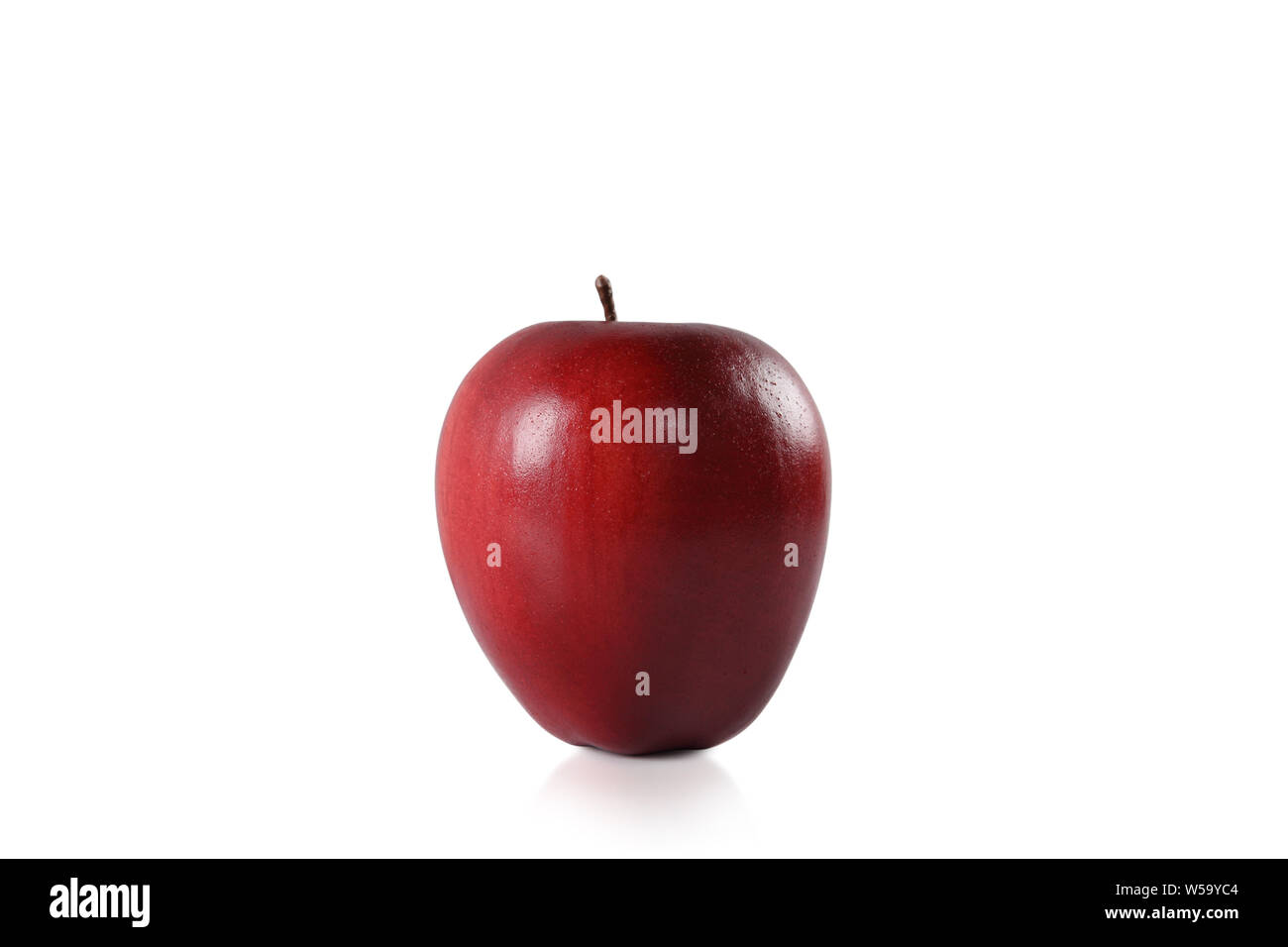 Red delicious apple on white background Stock Photo - Alamy