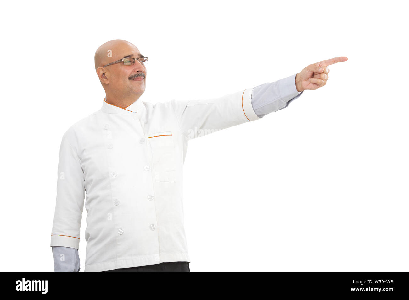 Bald chef head hi-res stock photography and images - Alamy