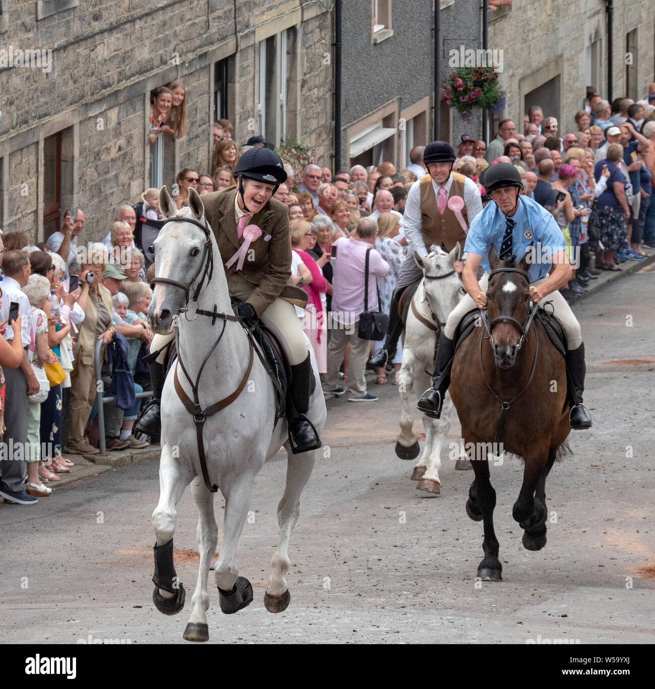 Langholm, Dumfries and Galloway, Scotland, UK. 26th July 2019. The ...