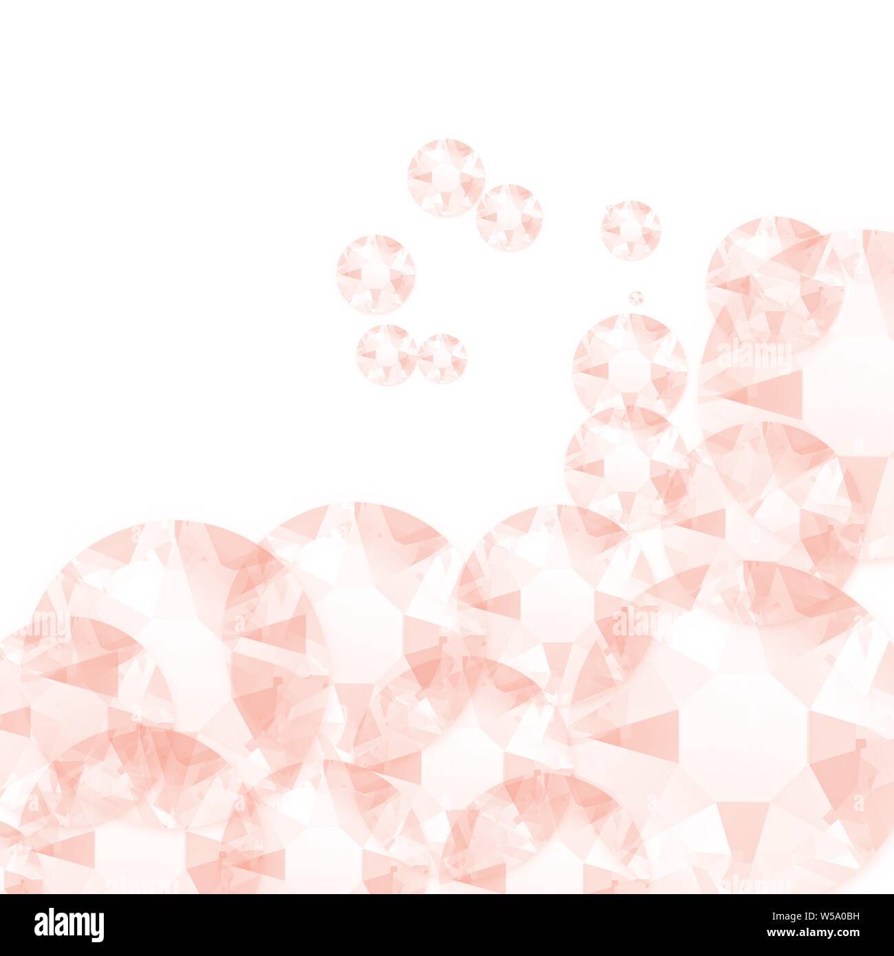 red hand drawn floating radial diamonds pattern on white background ...